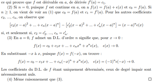 Développement limité - Math'φsics