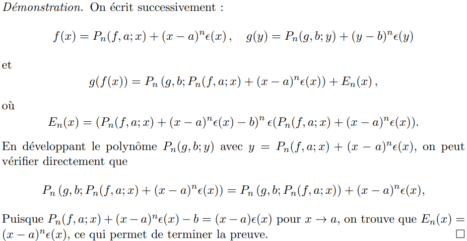 Développement limité - Math'φsics
