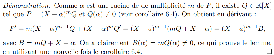Multiplicité d'une racine - Ordre d'une racine - Math'φsics