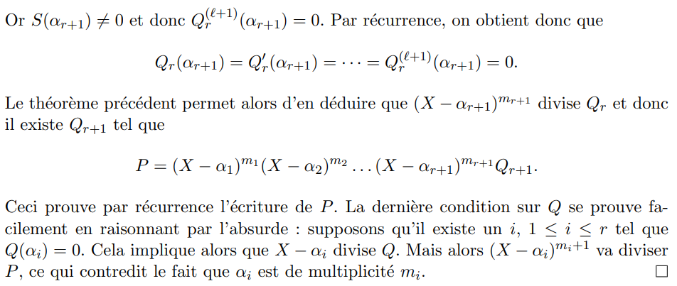 Multiplicité d'une racine - Ordre d'une racine - Math'φsics