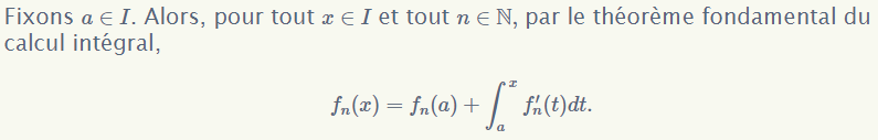Convergence uniforme - Math'φsics